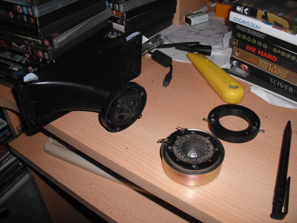JBL control 5 C5 horn diy modification