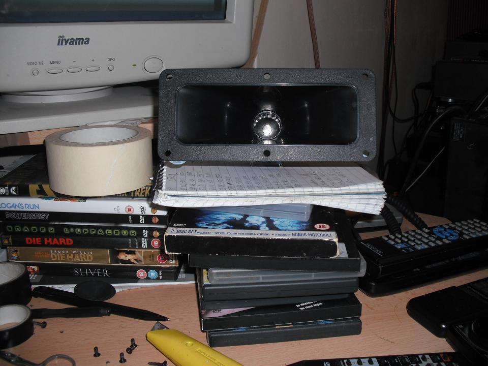 JBL control 5 C5 horn diy modification